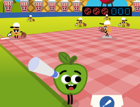 Doodle Baseball 4th of July - Play Online Doodle Baseball 4th of July ...